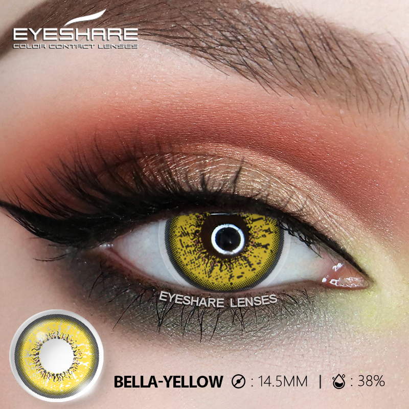 EYESHARE 1pair Halloween Colorful Contact Lenses f... – Grandado