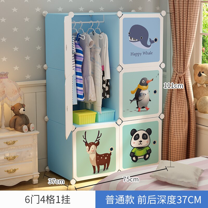 DIY Multi-layer Simple Children Wardrobe Girl Asse... – Vicedeal