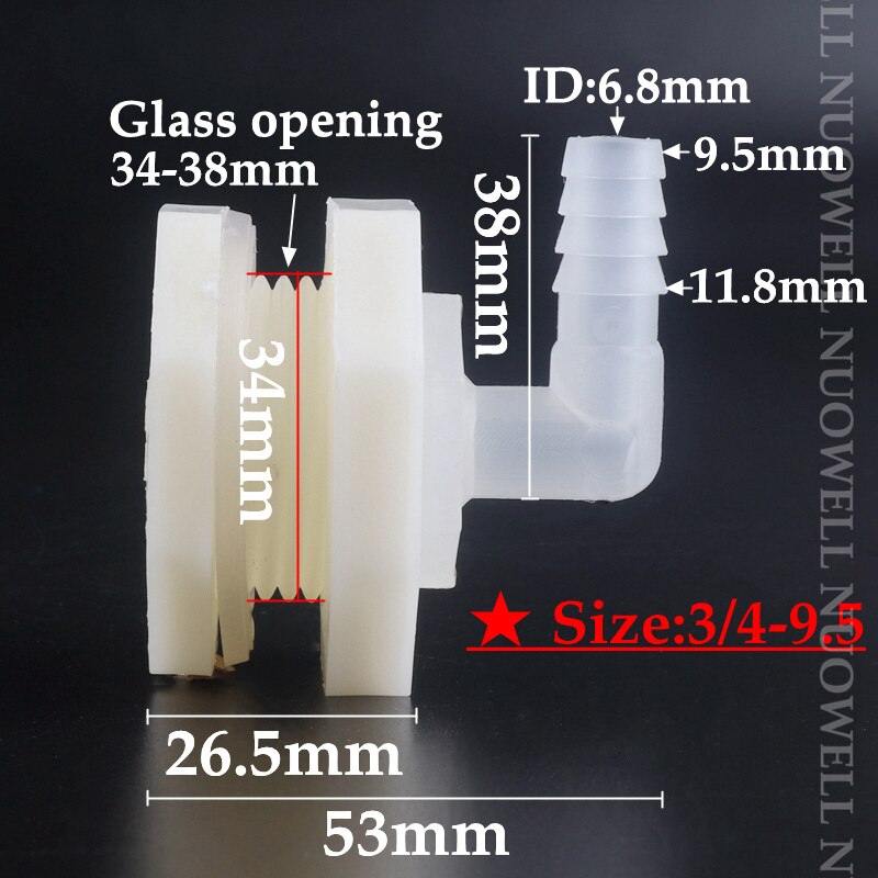 3Pcs G3/4" Aquarium Inlet Water Drain Joint Fish T... – Grandado