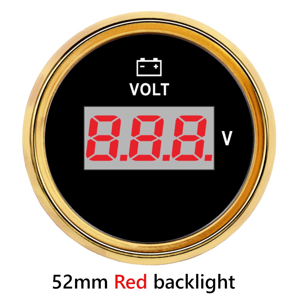 Digitale Voltmeter Volt Gauge Meter 52 Mm Boot Vol... – Grandado