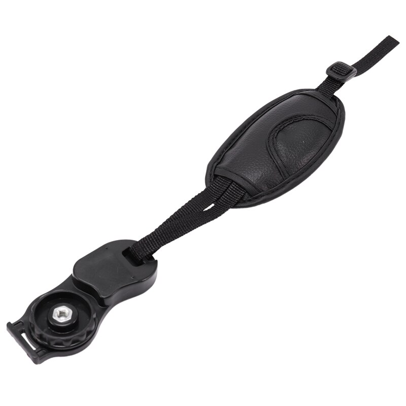 Black Hand Grip Camera Strap Pu Leather Hand Strap... – Grandado