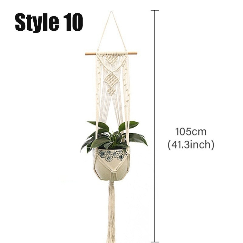 Plant Hangers Hanging Plant Holder Handmade Cotton... – Grandado