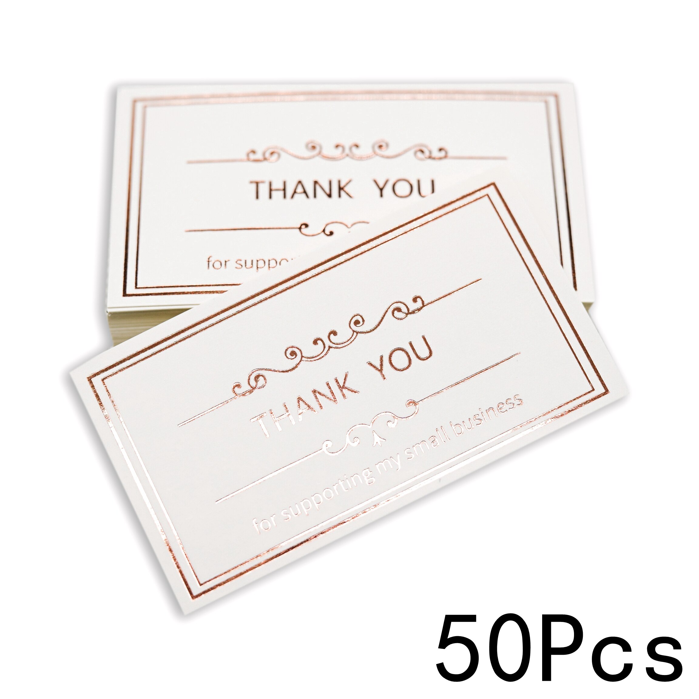 50pcs Thank You for Your Order Business Cards , Sh... – Grandado