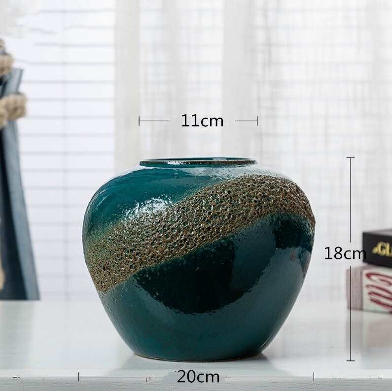 Nordic Clay pot Retro vase Flower Flower arrangeme... – Vicedeal