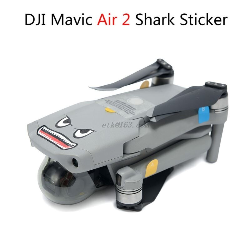 1 Set Drone Battery Body Sticker Aircraft Shark St... – Grandado