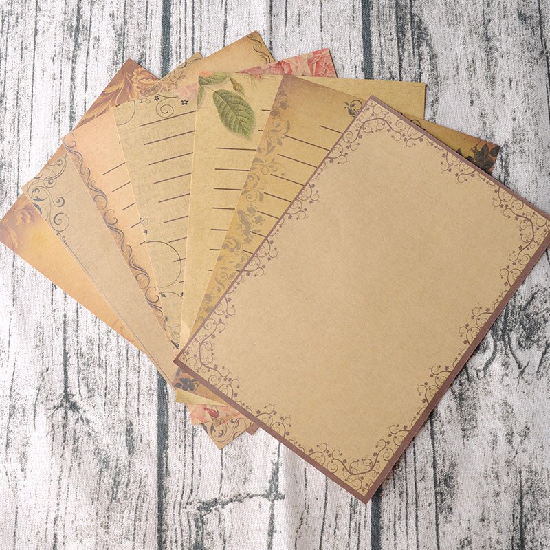 8 Sheet/lot Europe Type Vintage Cute Letter Paper ... – Vicedeal