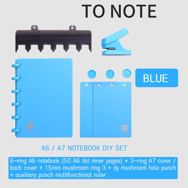 Creatieve A6 A7 6 Gat Notepad Diy Binding Levert T... – Vicedeal