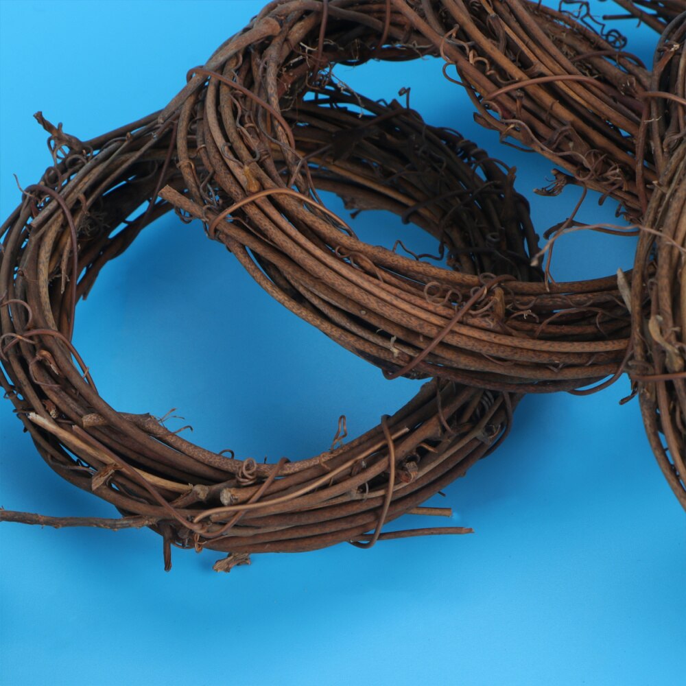 4pcs/10Pcs 8CM Unfinished Natural Dried Rattan Rin... – Grandado