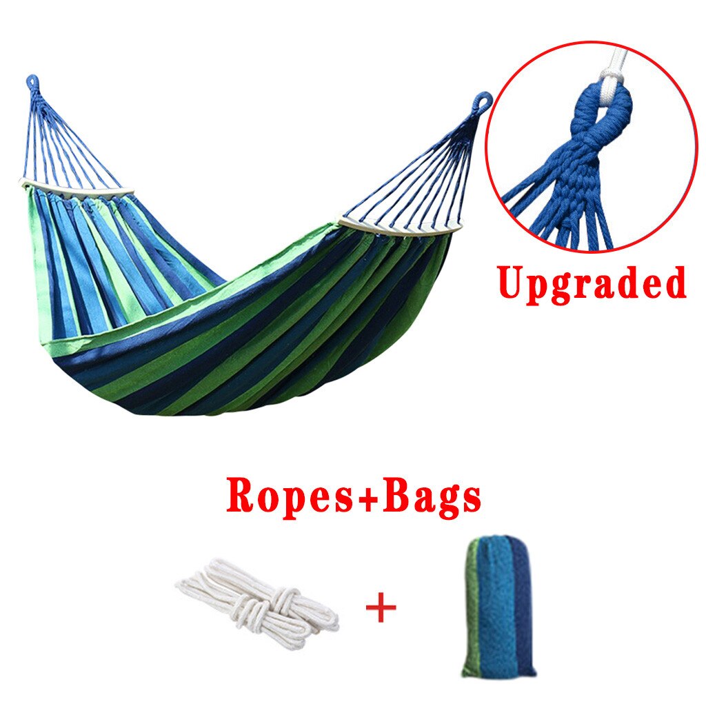 Gestreepte Hangmatten Comfort Duurzaamheid Yard Op... – Grandado