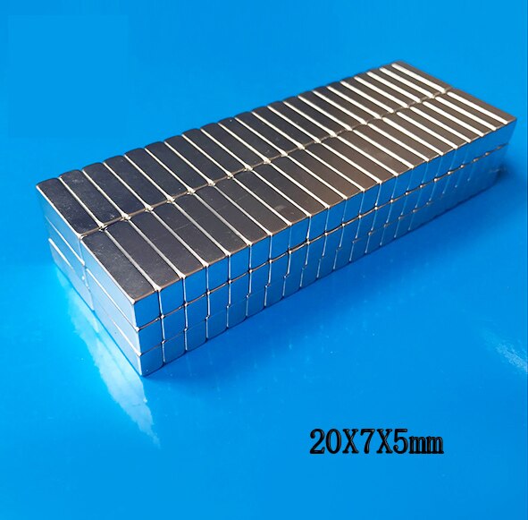 16PCS/lot 20*7*5mm Super strong rare earth neodymi... – Grandado