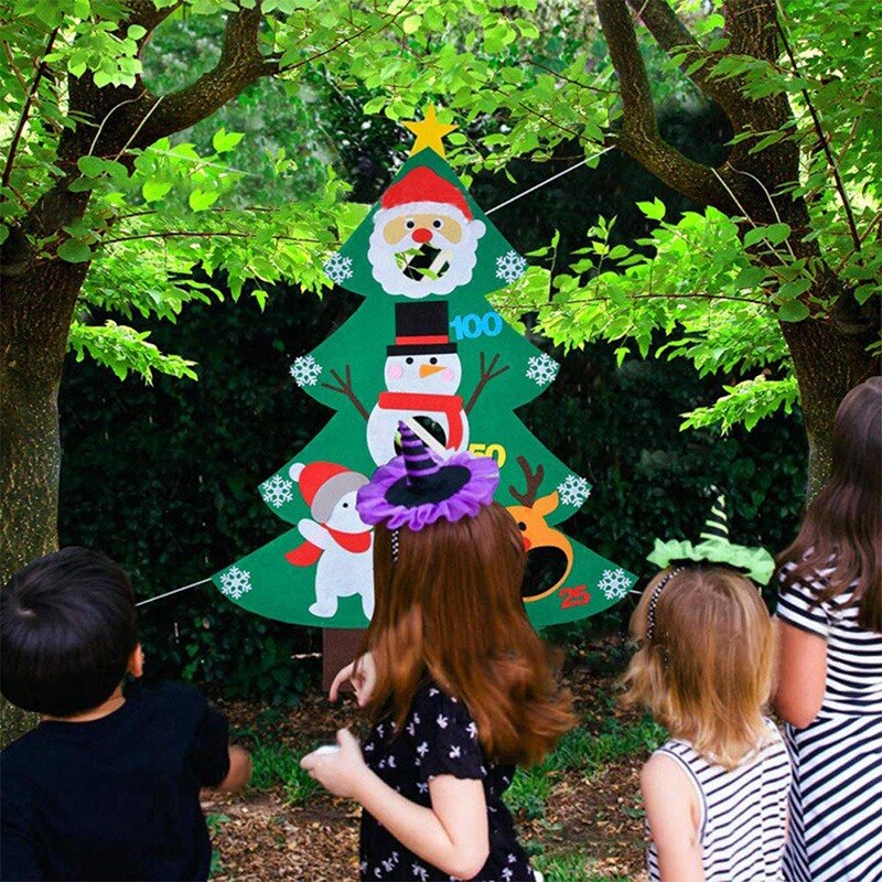 Christmas Toss Games with 3Pcs Snowballs DIY Felt ... – Grandado