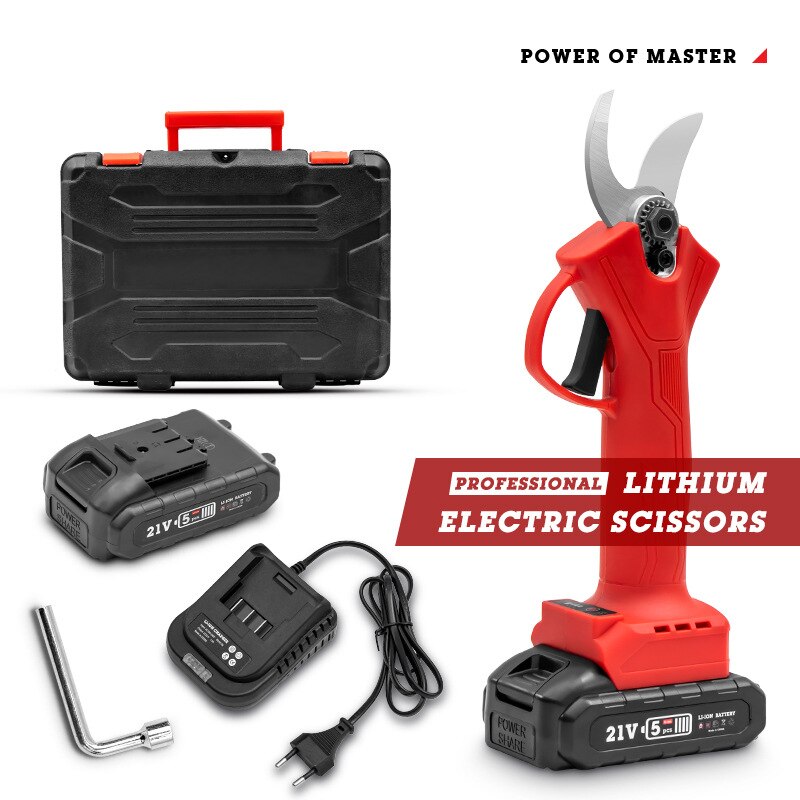 21V Cordless Pruner Electric Pruning Shear with 40... – Vicedeal