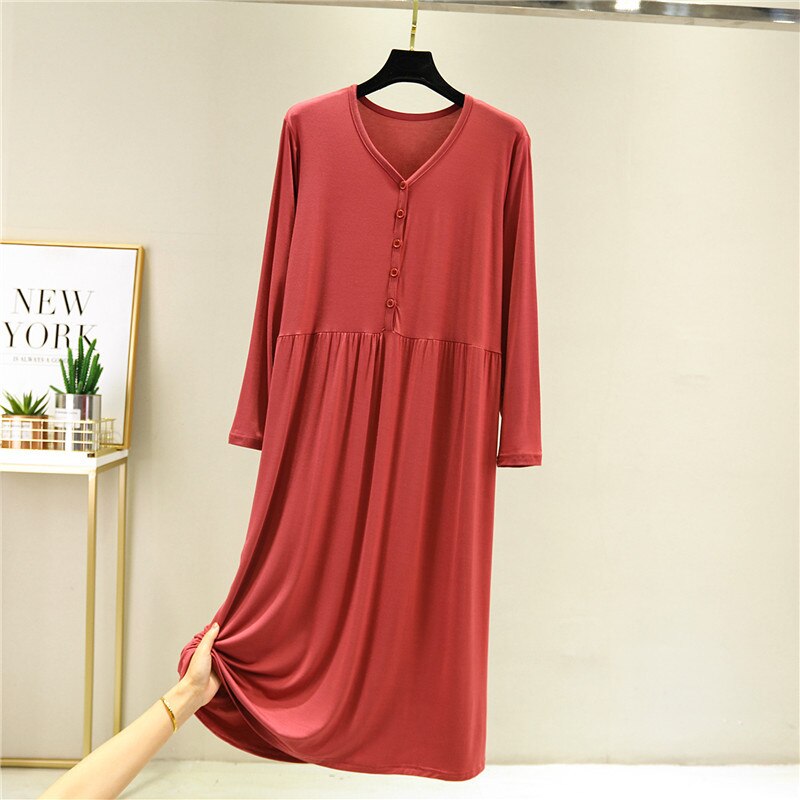 Autumn Home Nighty Sexy Sleepwear Women Sleeping D Vicedeal