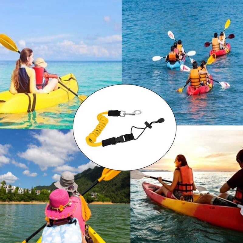 Outdoor Boat Elastic Kayak Canoe Paddle Leash Safe... – Grandado
