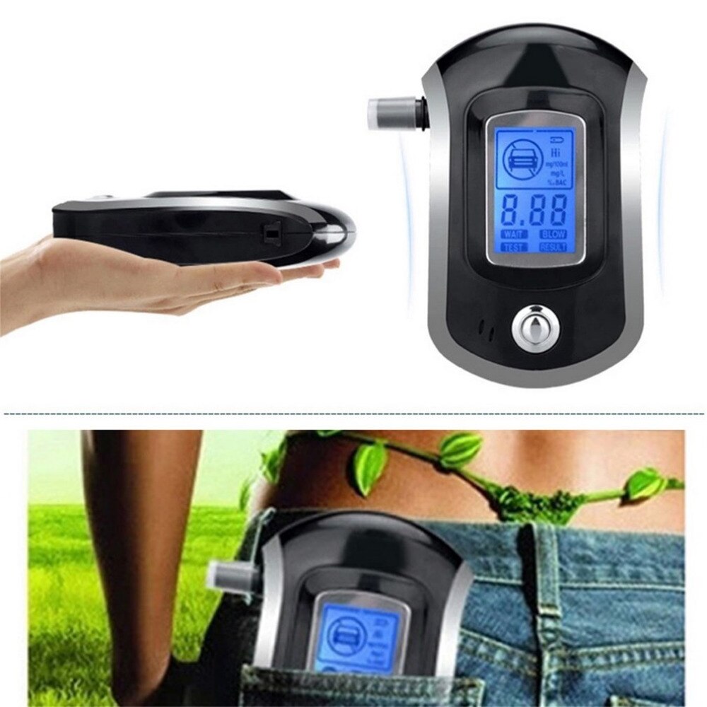 Digital Alcohol Tester 5 Pcs Mouthpieces Breath An... – Grandado