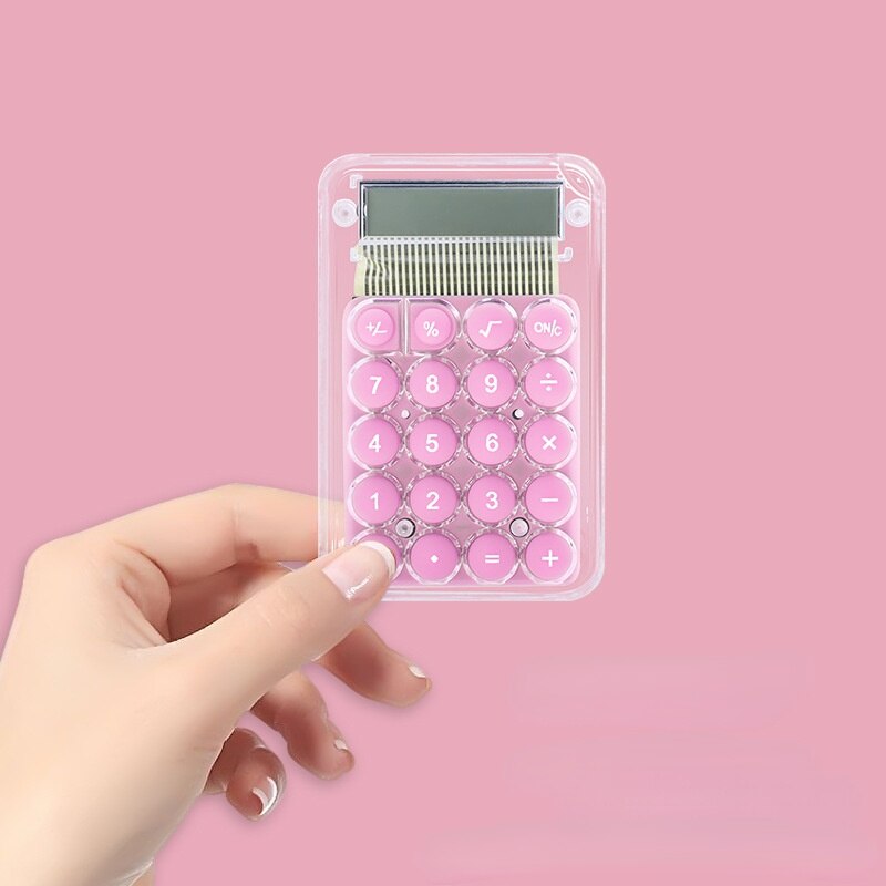 Transparent Calculator Cute Cartoon Pattern Studen... – Grandado