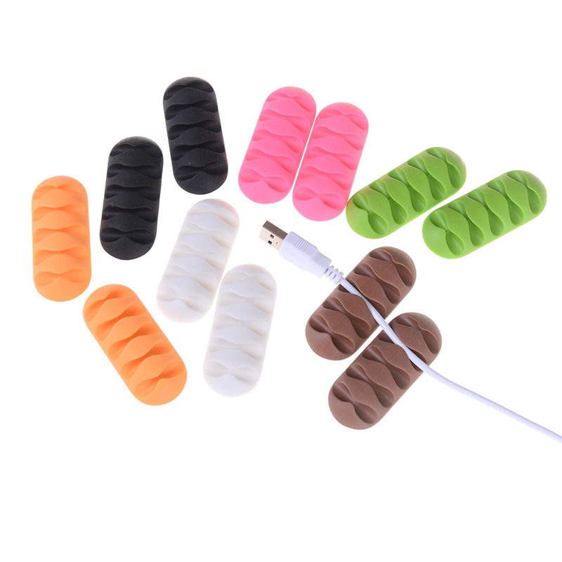 2 Stks/set Bureau Kabel Organizer Zelfklevende Sil... – Grandado