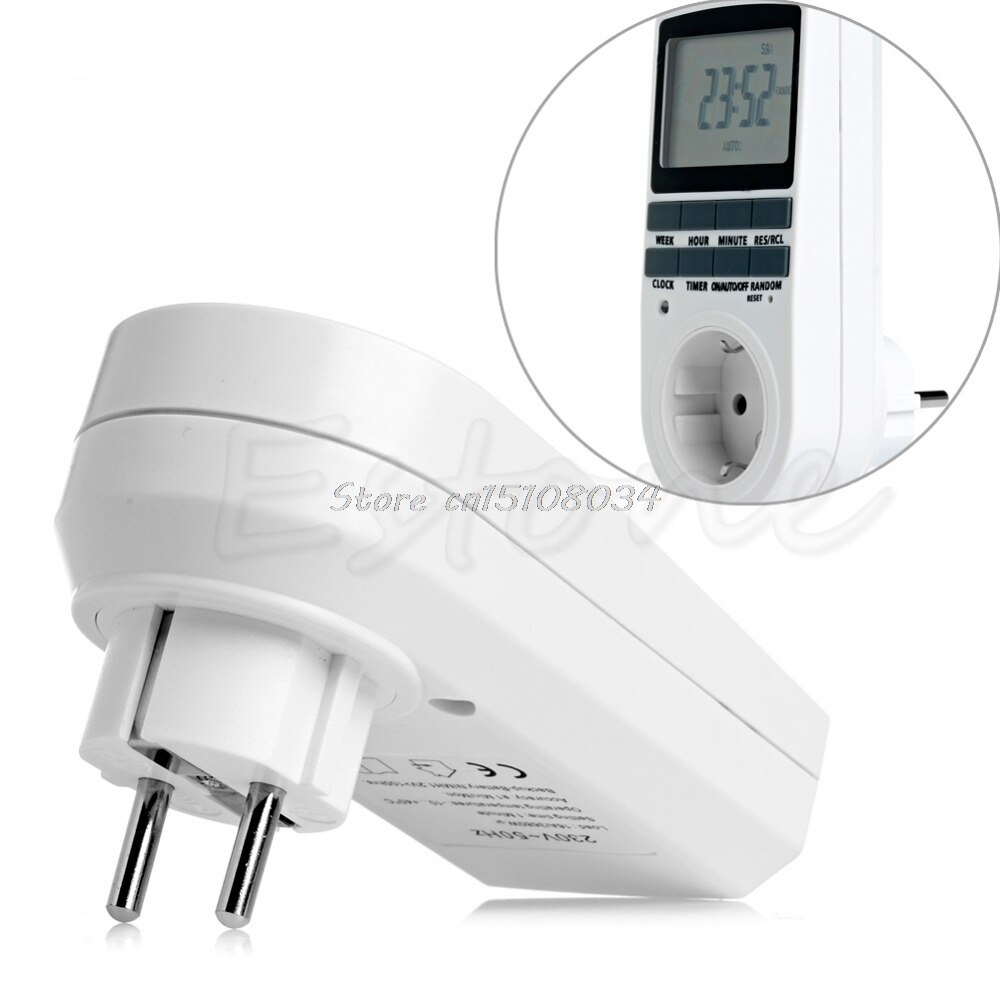 Digital Electronic EU Plug-in Programmable 12/24 H... – Grandado