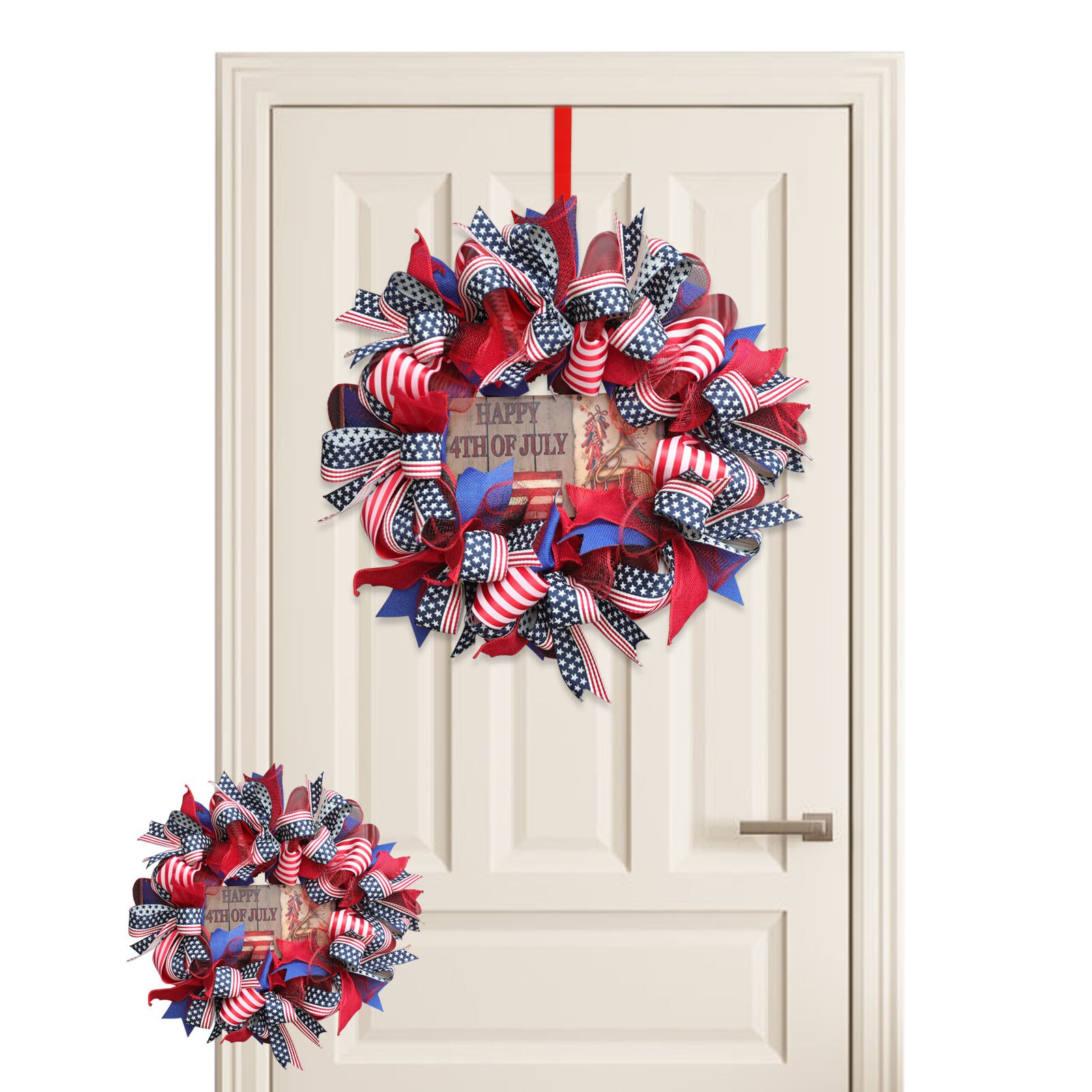 Independence Day Patriotic Wreath America Memorial... – Vicedeal