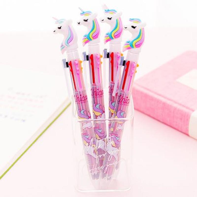 1 pcs Eenhoorn 6 Kleuren Gel Pen Leuke Briefpapier... – Grandado