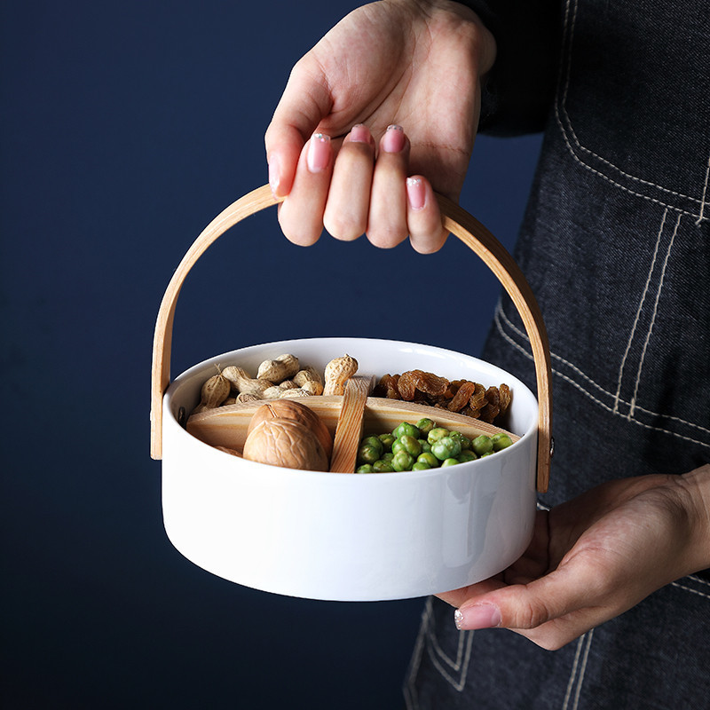 Nordisk stil keramisk frugttallerken luksus high-e... – Grandado