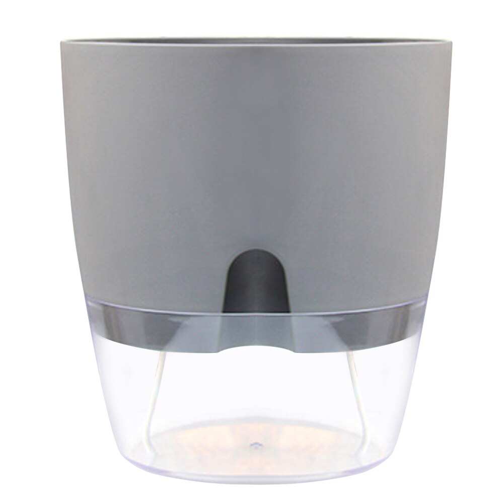 Watering Planter Plastic Clear Self Watering Flowe... – Grandado
