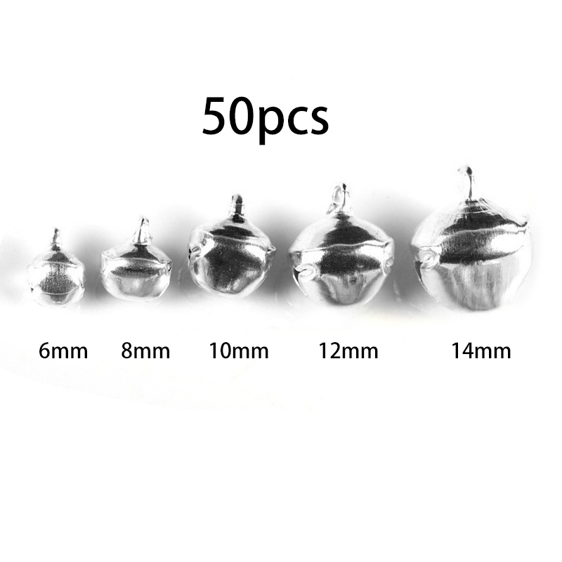 50Pcs/lot Small Gold And Silver Bells DIY Crafts F... – Grandado