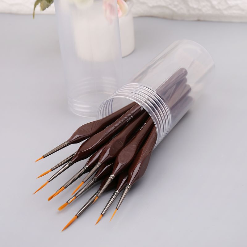 12pcs Miniature Paint Brushes Detail Set For Fine ... – Grandado