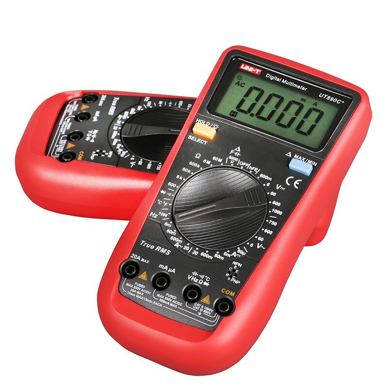 UNI-T UT890C+ True RMS Digital Multimeter C/F Temp... – Grandado