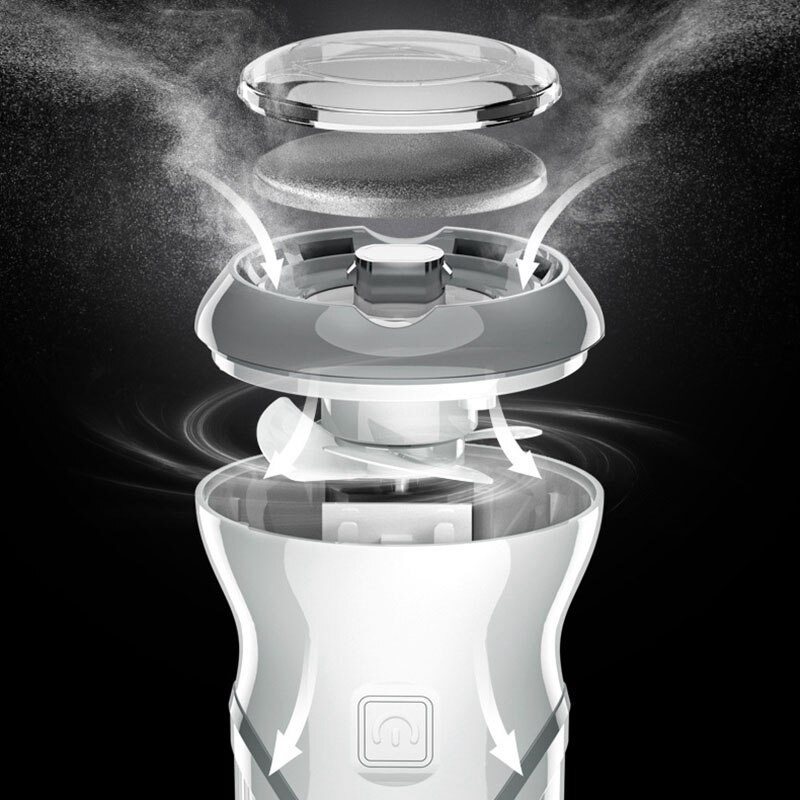 De oplaadbare elektrische voetvijl heeft een ingeb... – Vicedeal