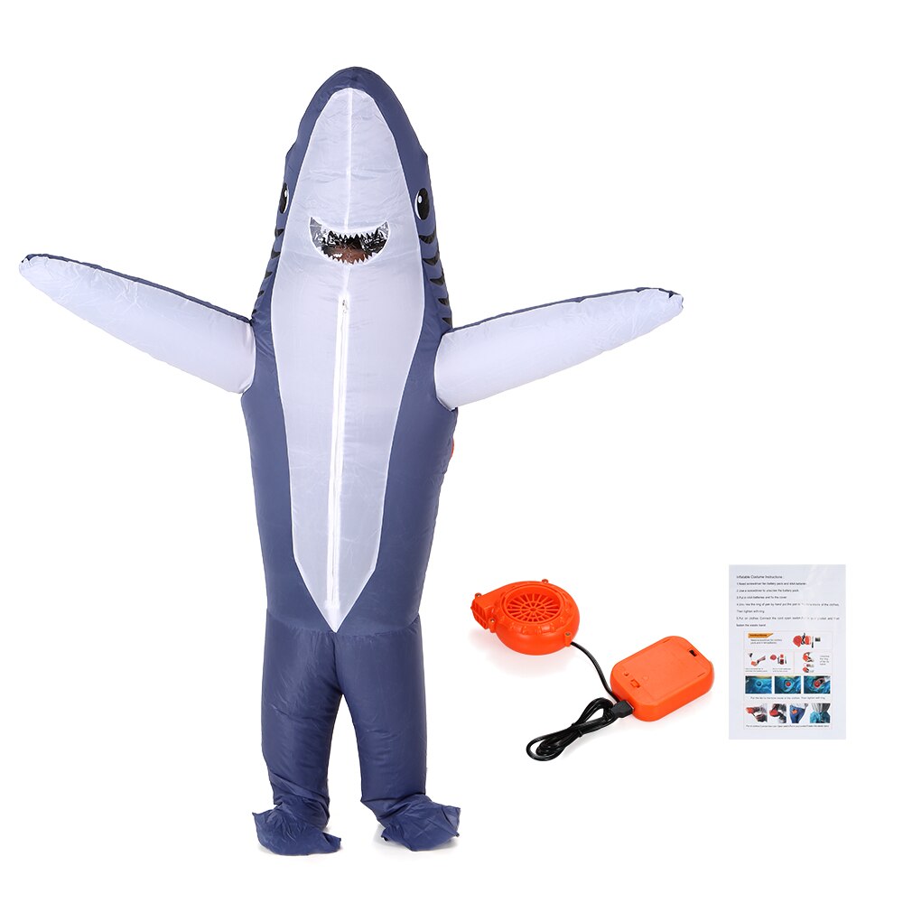 Adult Inflatable Shark Costumes Shark cosplay Cost... – Vicedeal