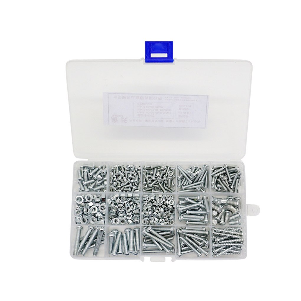 15 Grid Boxed Screw Combination Half Round Head Ta... – Grandado