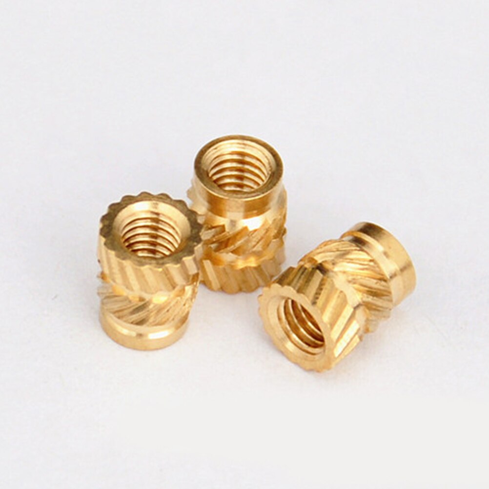 100pcs M3 Thread Knurled Brass Threaded Heat Set H... – Vicedeal