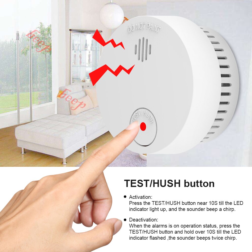 CPvan SM01 2pcs/Lot EN14604 CE Certified Smoke Det... – Grandado