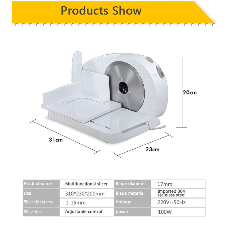 Meat Cutter Small Household Electric Slicer Multi-... – Grandado