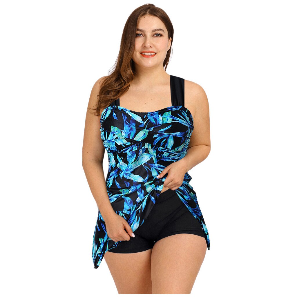 Women Summer Mid Waist Sexy Leaves Print Ethnic St Vicedeal