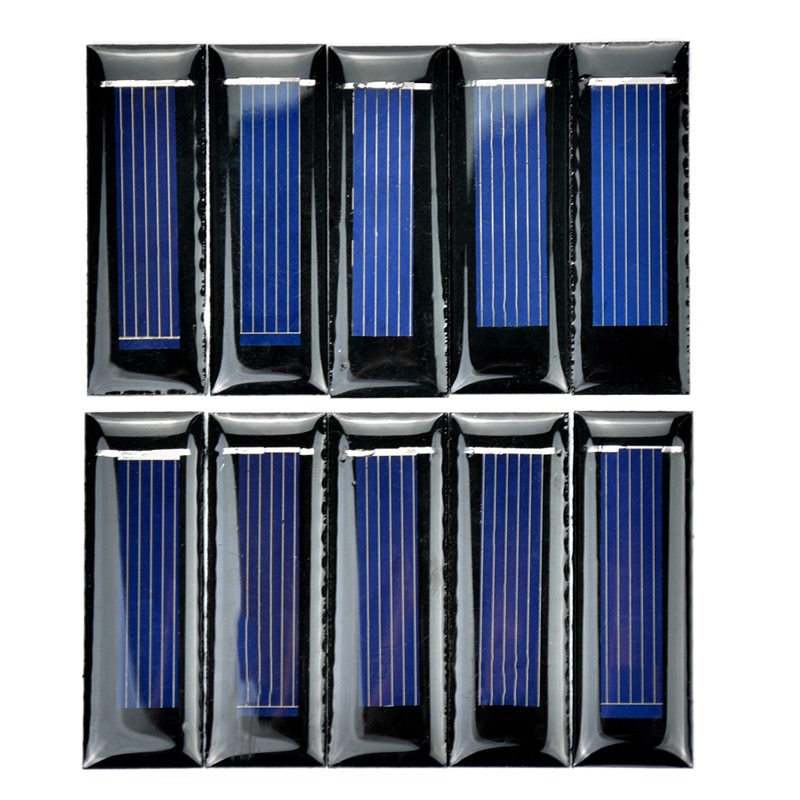 10 stk mini solpanel 0.5v 100ma solceller solcelle... – Grandado