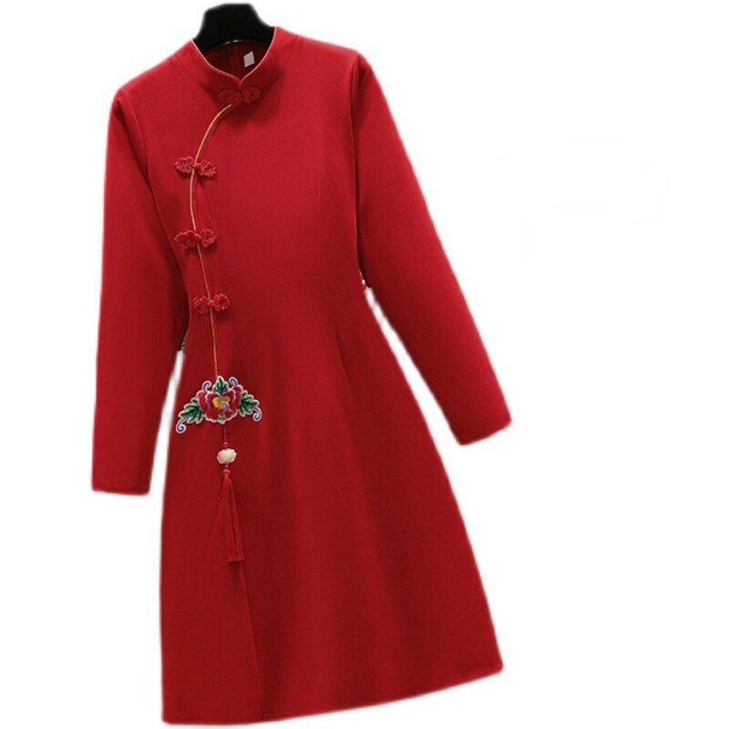 Robe Qipao chinoise traditionnelle pour femmes, ma... – Grandado