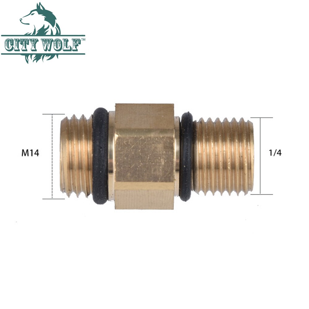 High Pressure Washer Brass Adaptor G1/4 M14 Thread... – Vicedeal