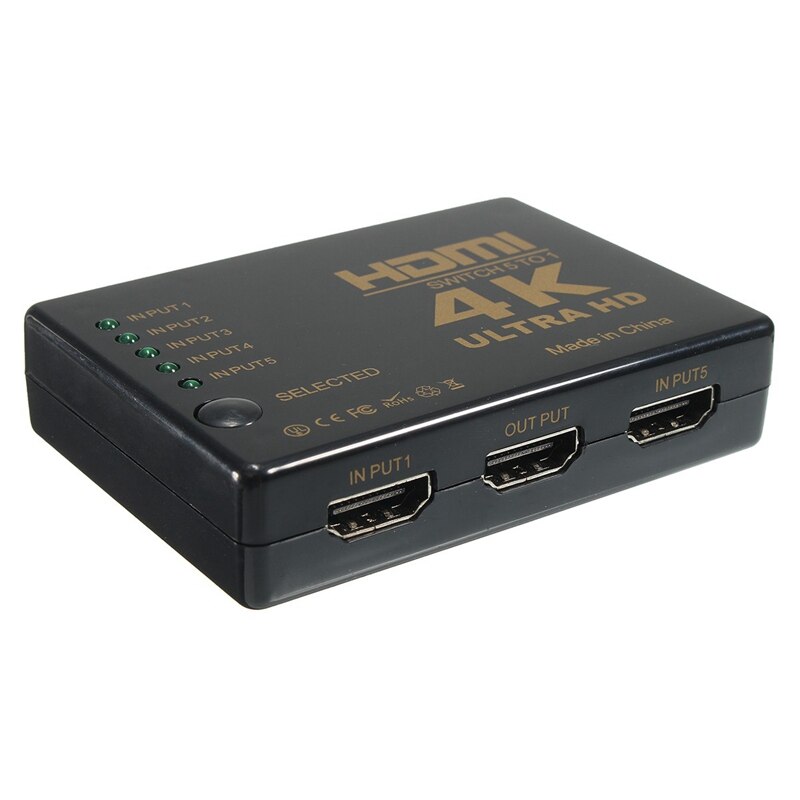 Multifunctional 4K*2K KVM Switcher 5 Port HDMI Hub... – Grandado