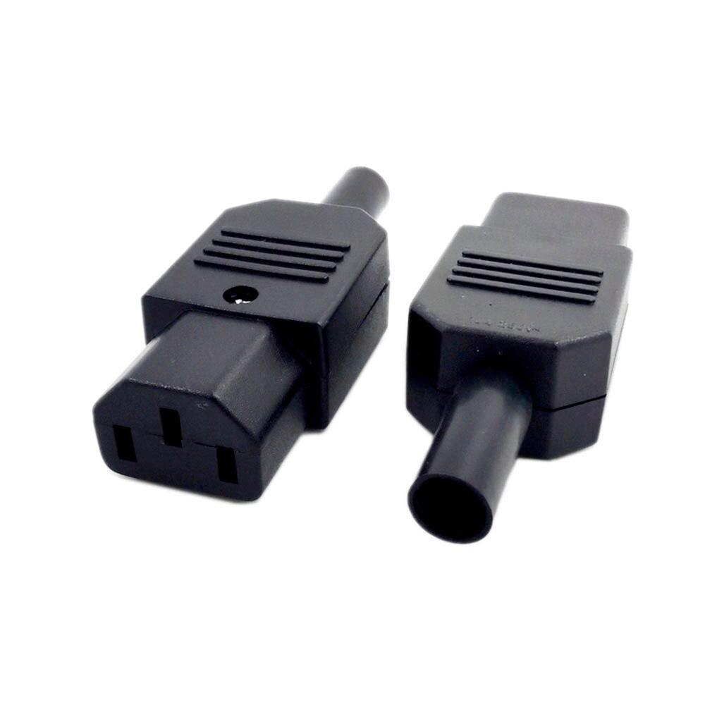 10pcs/lot IEC320 AC C14 Male + C13 Female Inline R... – Grandado