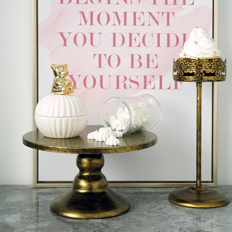 SWEETGO 8 inch Cake stand dessert decoreren goud m... – Grandado