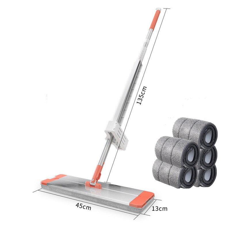 Floor Mop for Washing Aluminum Squeegee Flat Magic... – Vicedeal
