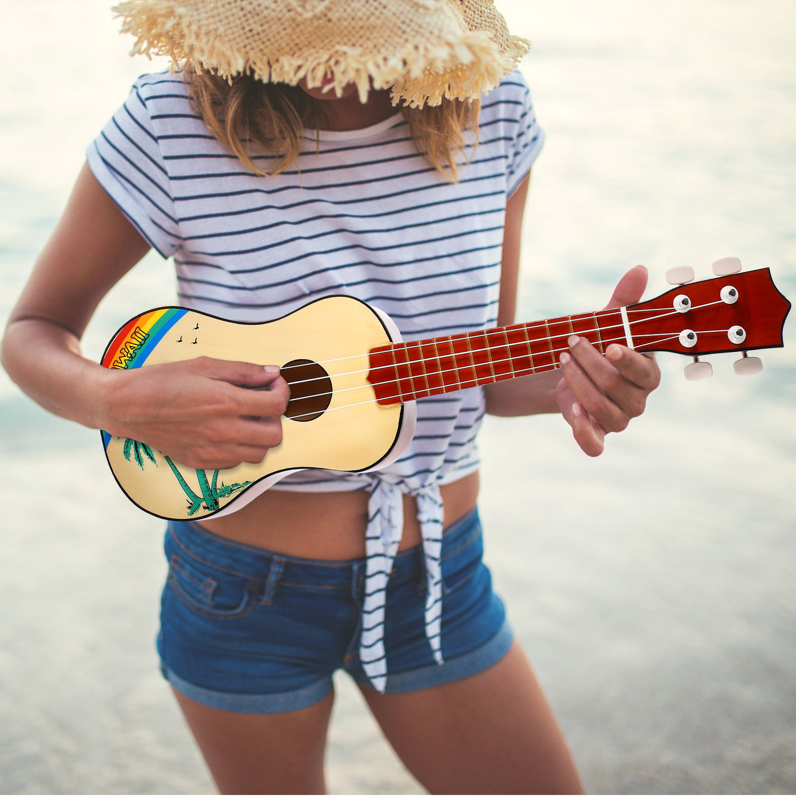 1pc Unique Stringed Instrument Simple Ukulele Inch... – Grandado