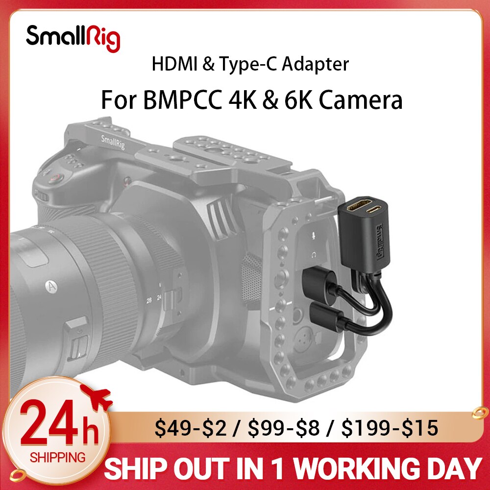 SMALLRIG HDMI/USB/Type-C Adapter for Blackmagic Po... – Grandado