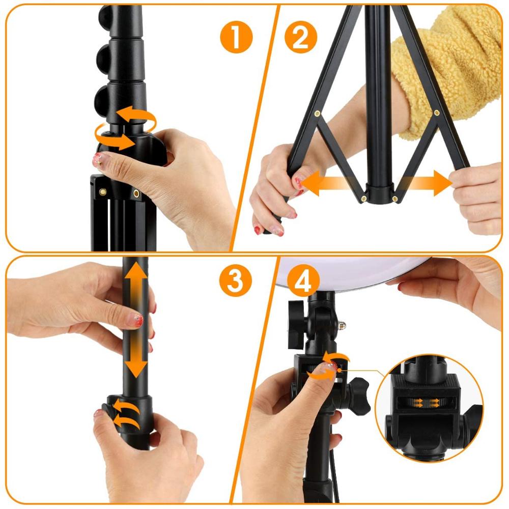 50/120/160/200cm Photography Tripod Aluminum Light... – Vicedeal