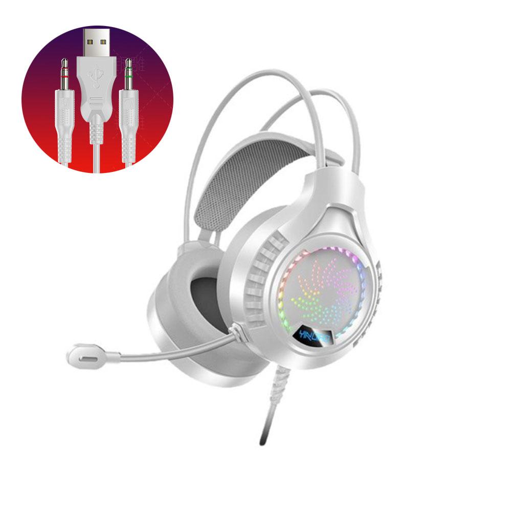Computer Headset With Mic 7.1 Channel Luminous Usb... – Grandado