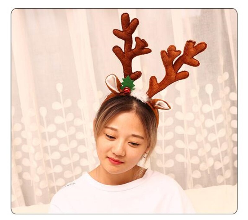 Reindeer Headband Horns Cosplay Antlers Christmas ... – Vicedeal