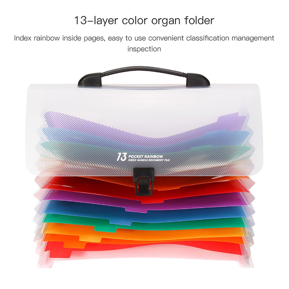 13 Zakken A4 Uitbreidende Bestand Mappen Handvat D... – Grandado