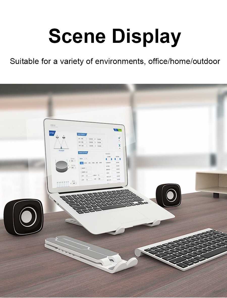 Verstelbare Draagbare Abs Laptop Stand Opvouwbaar ... – Vicedeal